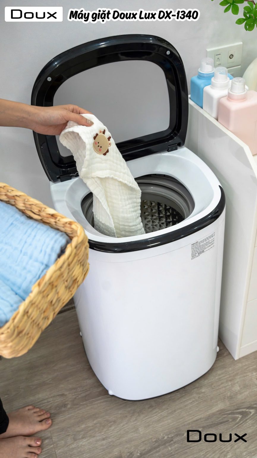 Máy giặt mini Doux Lux DX-1340 giặt 4,5kg chính hãng giá tốt